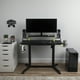 RESPAWN 3000 Gaming Computer Desk - Ergonomic Height Adjustable Gaming ...