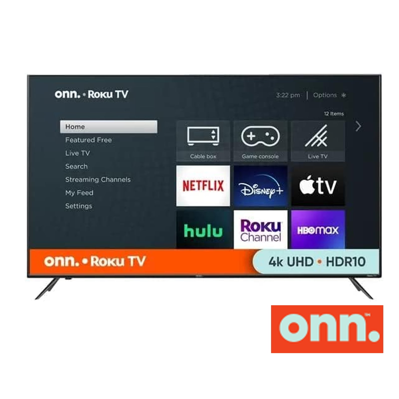 Smart TV ONN 65 Pulgadas DLED Roku TV 4K Ultra HD ONN-65R | Walmart en ...