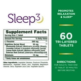 Nature’s Bounty Sleep3 Melatonin, 10mg, 60 Count, Triple Action, Non ...