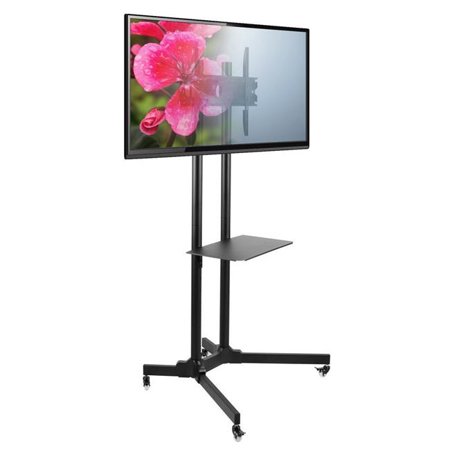 Seneca AV SM61 30-65 in. Mobile Flat Panel TV Mount Displays, Black ...