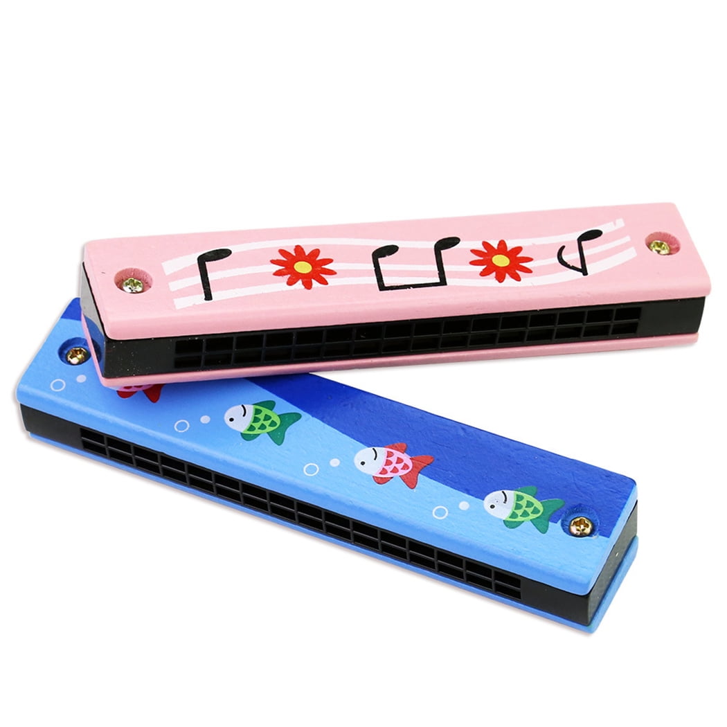 Click here for Nobrand 2pcs Kids Harmonica Creative 16-Hole Wood... prices