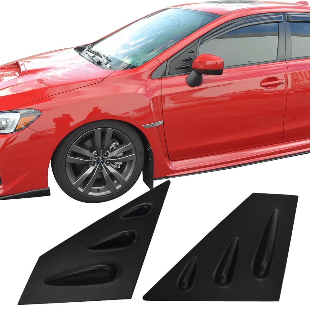 Ikon Motorsports Compatible with 15-21 Subaru WRX STI Window Louver ...