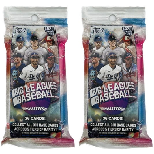 2023 Big League Baseball 2-Pack by Topps® (Factory Sealed) - Walmart.com