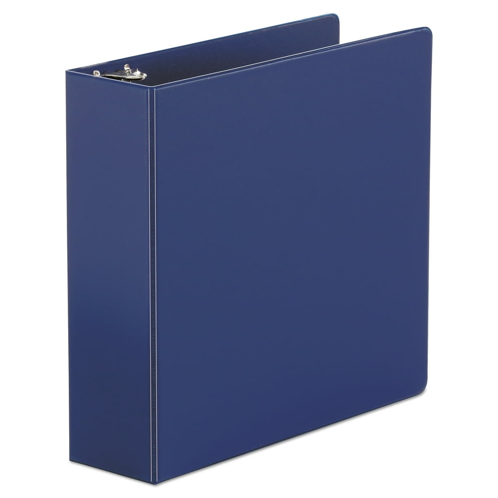 Universal Economy Non-View Round Ring Binder, 3" Capacity, Royal Blue ...