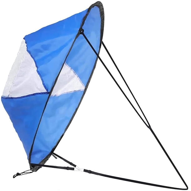 Justharion Folding Kayak Wind Sail Paddle Boat Fishing Canoe Sailboat ...