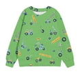 Frnrwgo Kids Sweatshirt for Girls Fashion Print Crew Neck Pullover ...