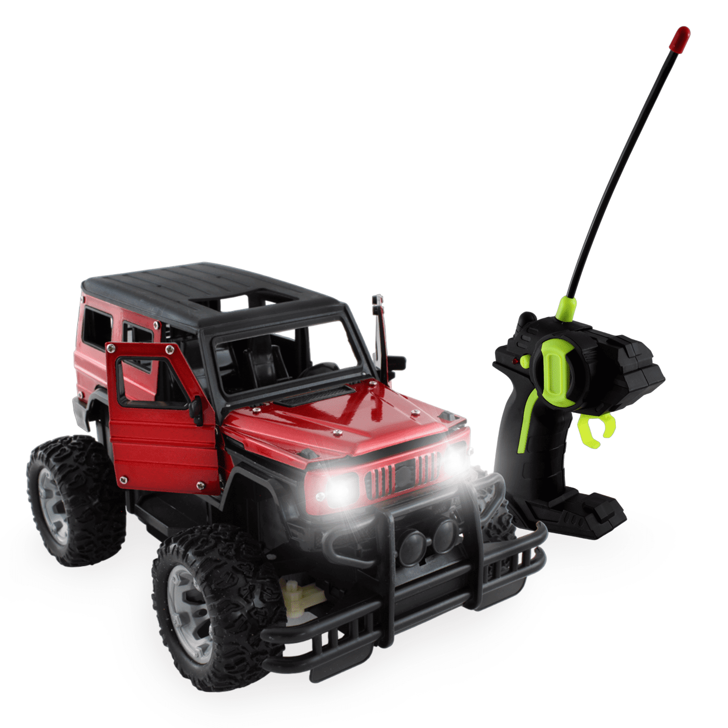 Carro Control Remoto de Metal con Luces, Camioneta Radio Control con ...