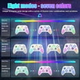 Wireless Xbox One Controller with RGB LED Light Support Button Mapping ...