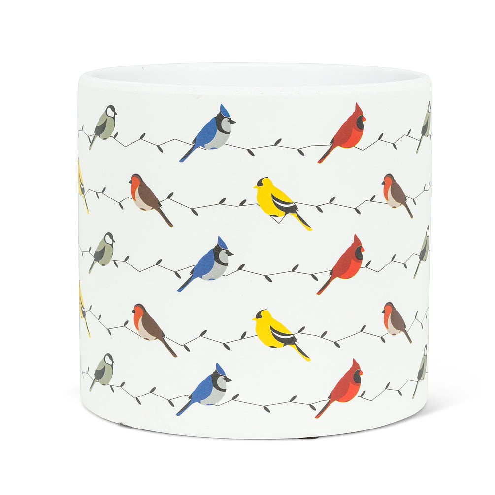 Set of 2 Multi Birds Large Planter - Walmart.com