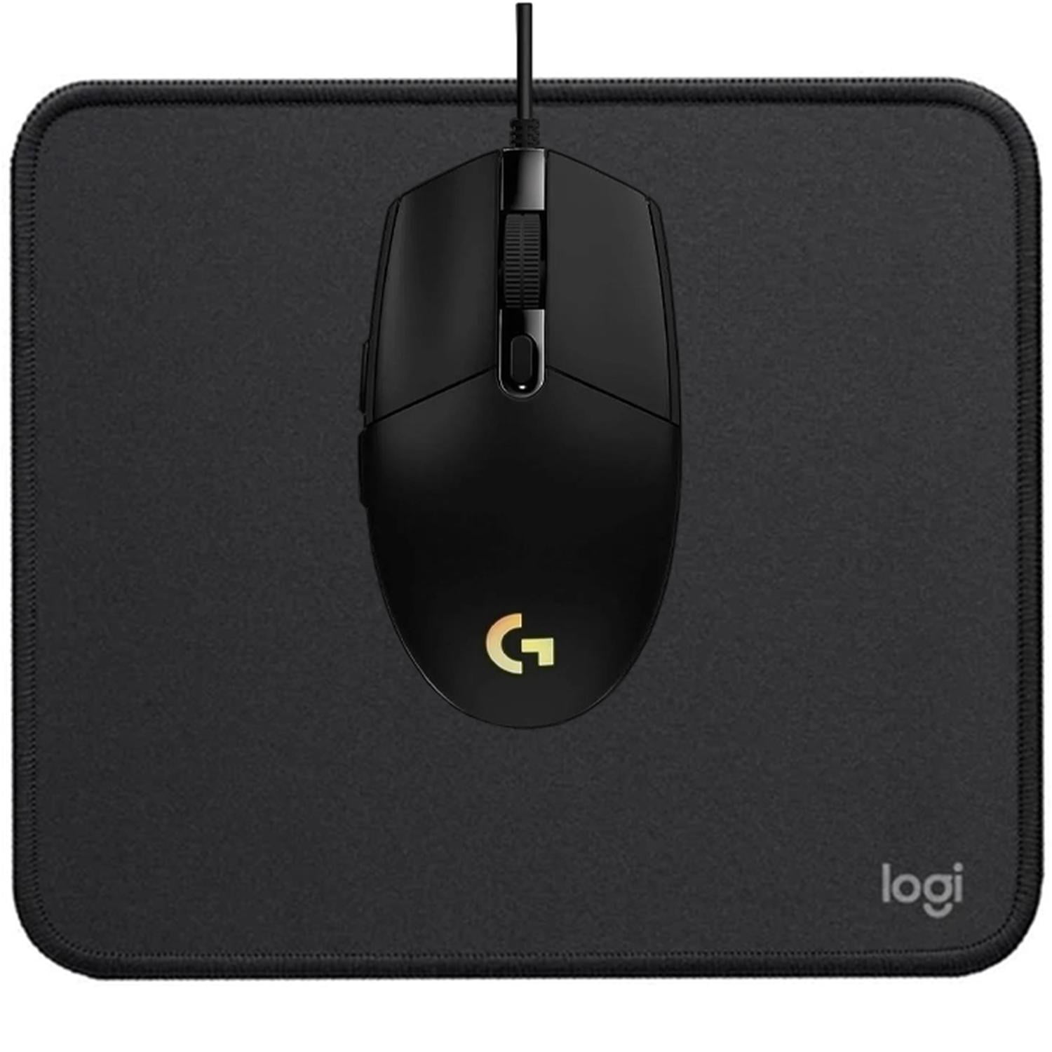Kit Gamer LOGITECH Mouse G203 RGB Negro Mouse Pad Studio Series Negro ...