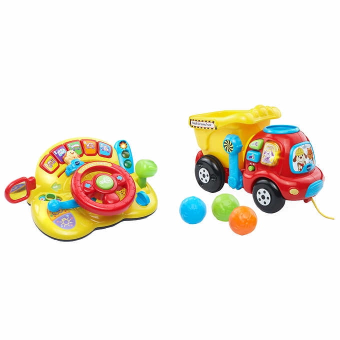 VTech Drop & Go Dump Truck plus Turn & Learn Driver Bundle | Walmart Canada