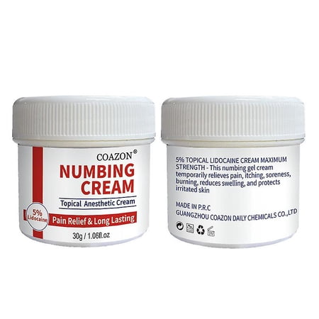 30g Real Topical Numb Anesthetic Numbing Cream Piercings Waxing Laser ...