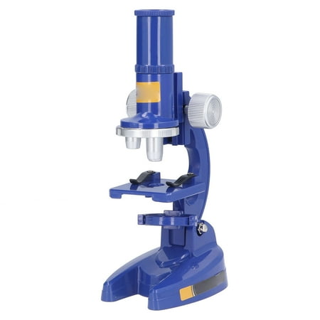Kids Microscope Kit, Professional Blue Microscope Toy 100X 200X 450X ...