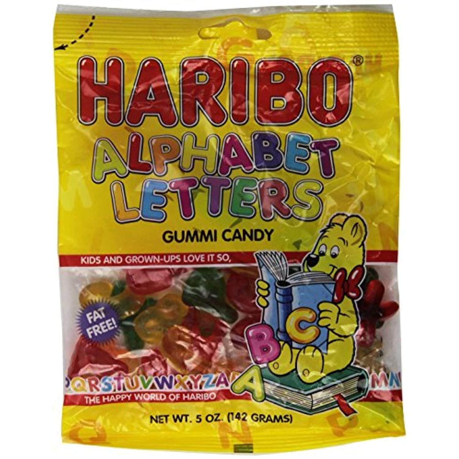 Haribo Gummies - Alphabet Letters - 5 Oz - Walmart.com