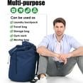 OUDXVEE Extra Large 115L Laundry Bag Backpack with Padded Shoulder ...