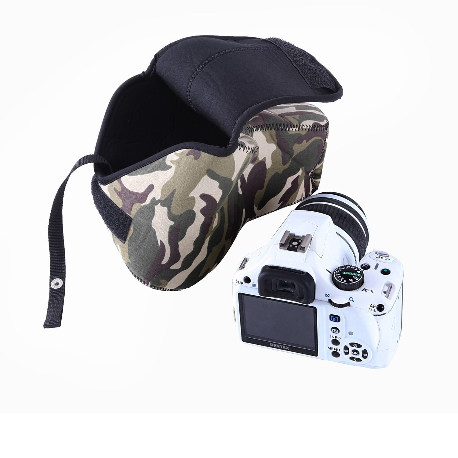 Movo Photo CB70 Neoprene Soft Pouch Camera Case for DSLR Cameras ...