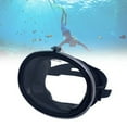 Adjustable Clear Panoramic Goggle Ovals Diving Swimming Goggle Single ...