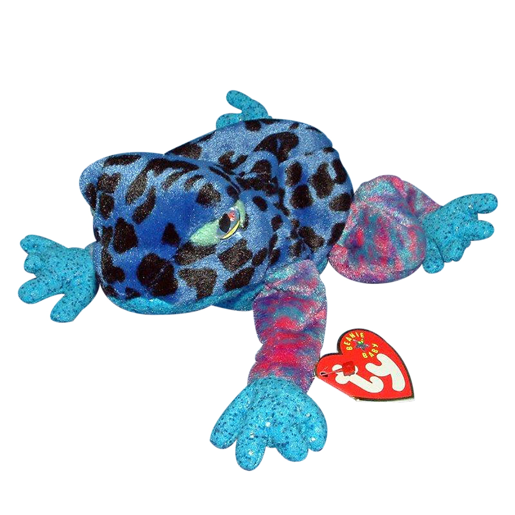 Ty Beanie Baby: Dart the Blue Dart Frog | Stuffed Animal | MWMT ...