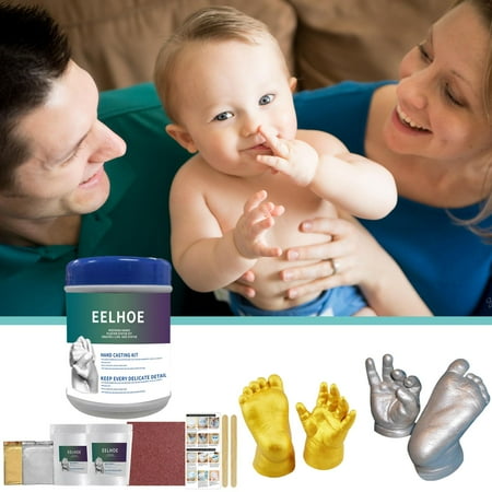 Hands Casting , Infant Plaster Casting, DIY Plaster Statue Molding ...