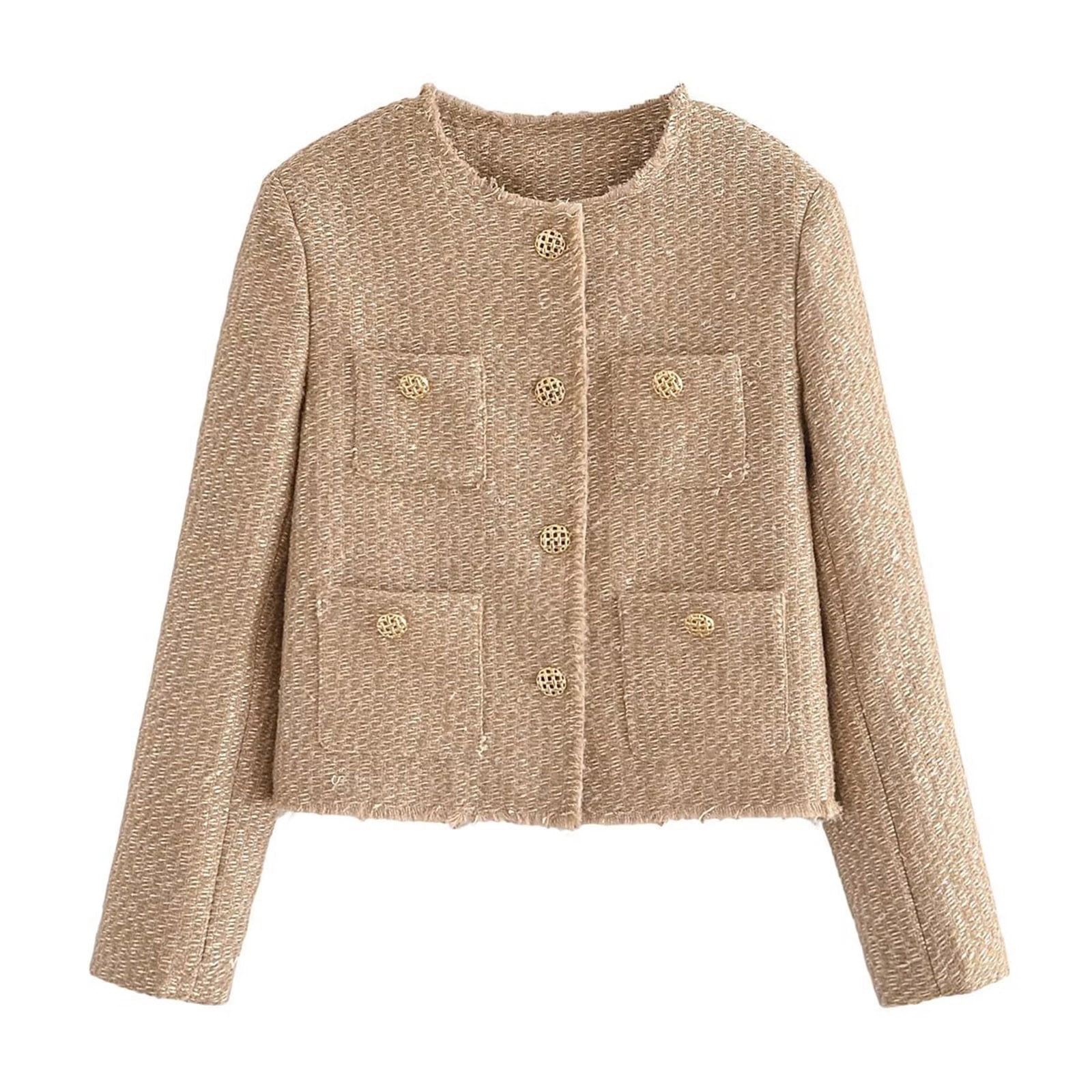 Click here for Mgmyaa Womens French Boucle Blazer Jacket Business... prices
