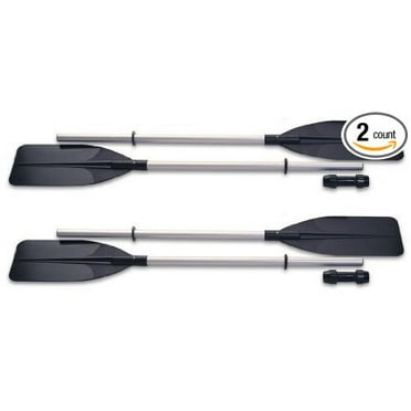 Intex 48" Paddles Plastic Ribbed French Oars Set for Inflatable Boat (2 ...