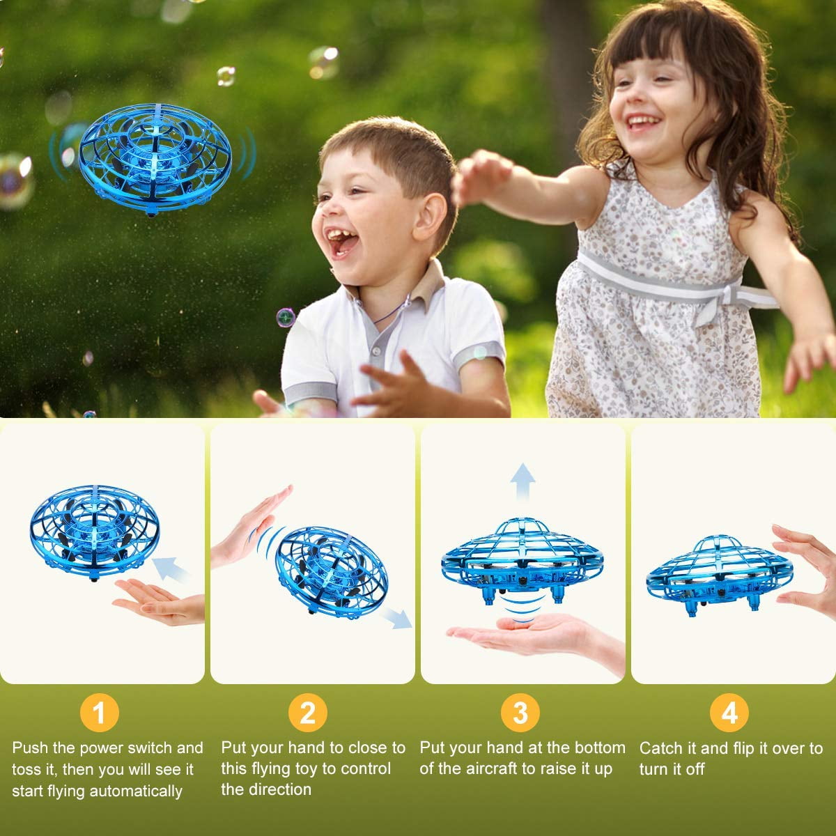 Click here for Xcgwst Hand Operated Drone For Kids Adults - Hands... prices