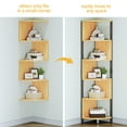 DWVO 6-Tiers Corner Shelf, 69" Tall Corner Storage Stand Unit , Corner ...