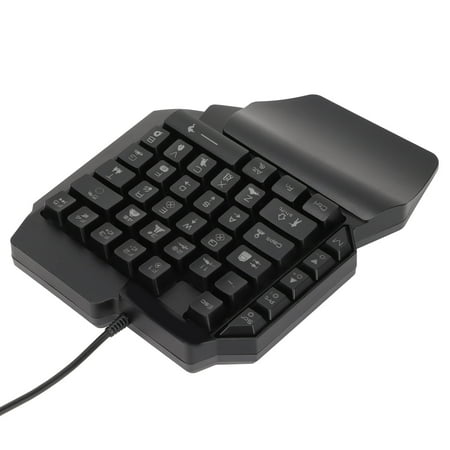 One Handed Gaming Keyboard, One Handed Keyboard 39 Keys Ergonomic ...