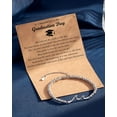 Graduation Bracelet for Her, Through Waves of Life Stainless Steel Cuff ...