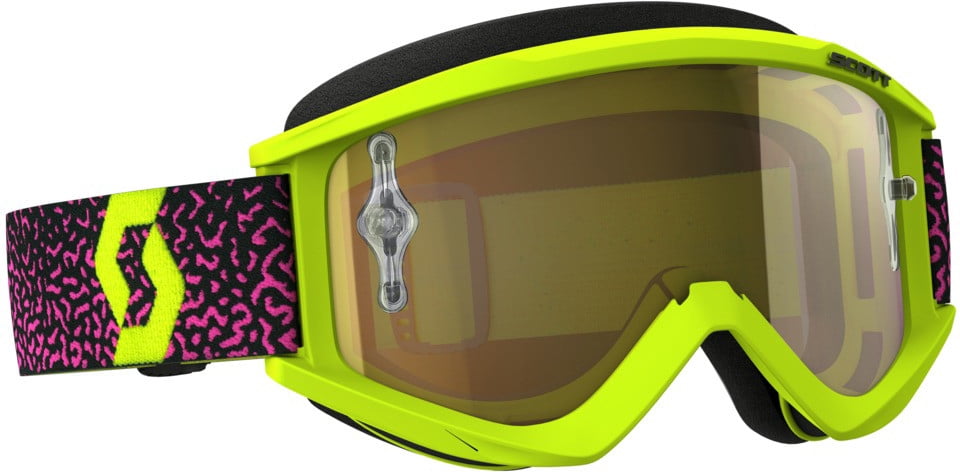 SCOTT Recoil Xi Goggles Yellow/Pink w/Gold Chrome Lens 262596-4758324 ...