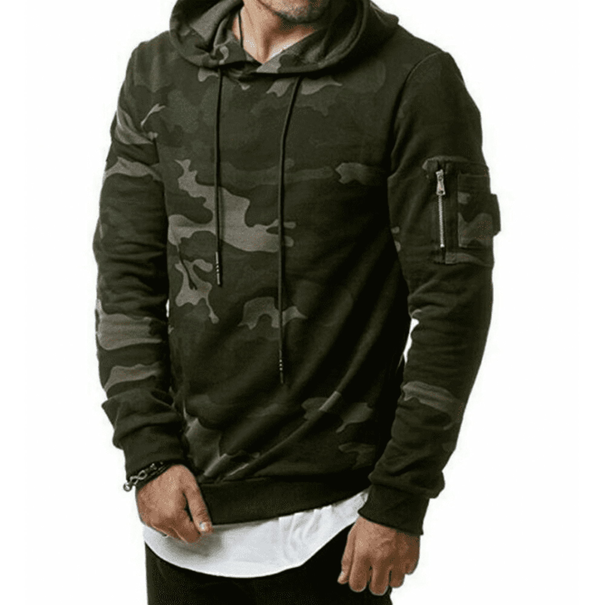 Click here for Generic Camouflage Hoodies Men Military Style Flee... prices