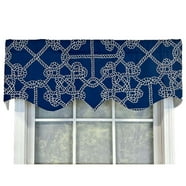 Valdosta Regal Style 3" Rod Pocket Valance 50" x 17" Pompeii by RLF ...