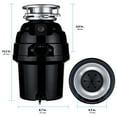 Titan, Garbage Disposal, 3/4 HP, with Power Cord and Flange - Walmart.com