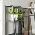 Woven Paths Hall Tree - Farmhouse Style - 5 Shelves & Bench - Walmart.com