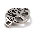 10 pc Resistant 304 Stainless Steel Tree of Life Links for Leather Cord ...