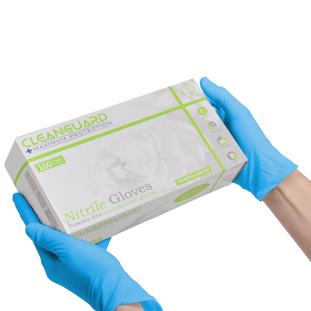 Guantes de Nitrilo 100pz Azul CleanGuard Nitrilo Grande | Walmart en línea
