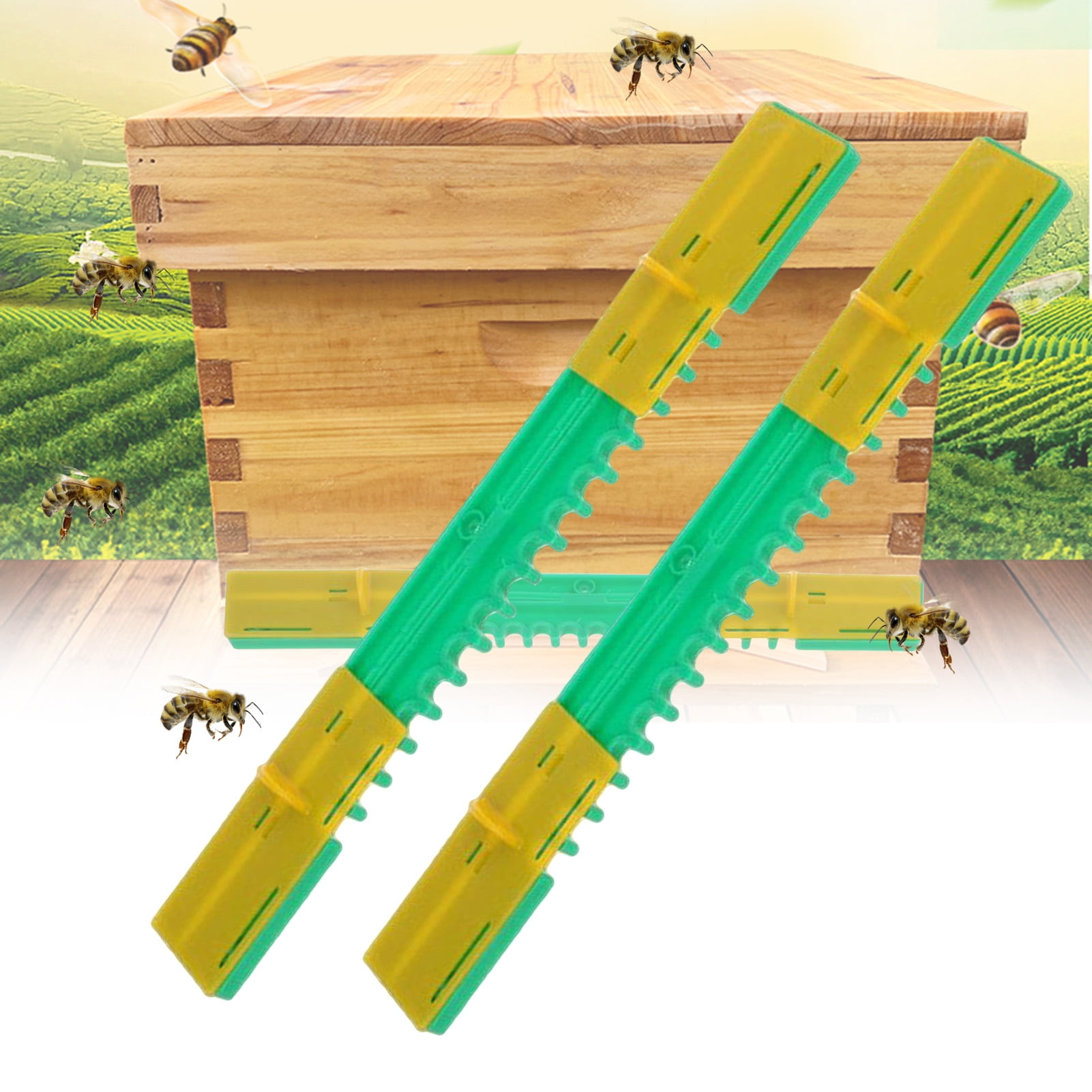 Ruanlalo 10Pcs Beehive Doorstop Adjustable Anti-escape Gate Lightweight ...