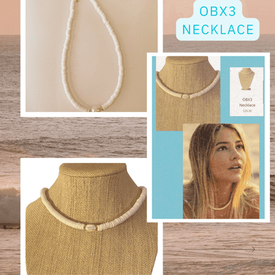 OBX3 Necklace handmade and inspired by Sarah Cameron Walmart