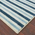 Mohawk Home Aurora Monterey Stripe Blue Printed Area Rug, 7'6"x10 ...
