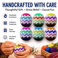 Aoznliie Footbag, Soft Handmade Knitted Multi-Color Sport Kicking Sack ...