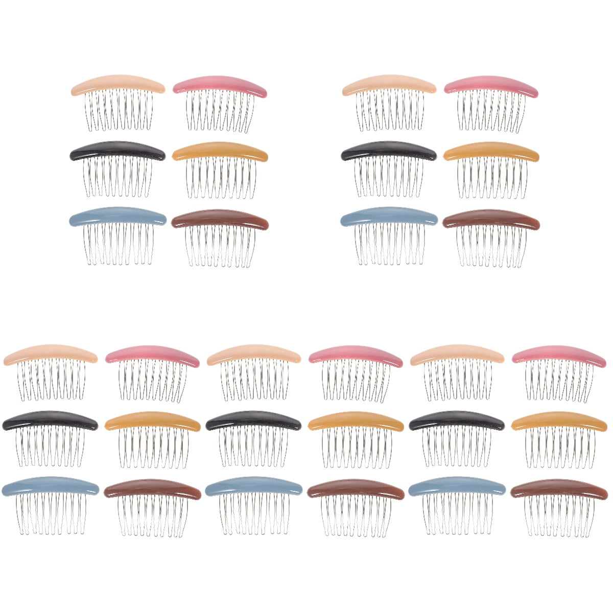 NICEXMAS 30 Pcs Hair Side Combs Decorative Hair Combs Hair Accessories ...
