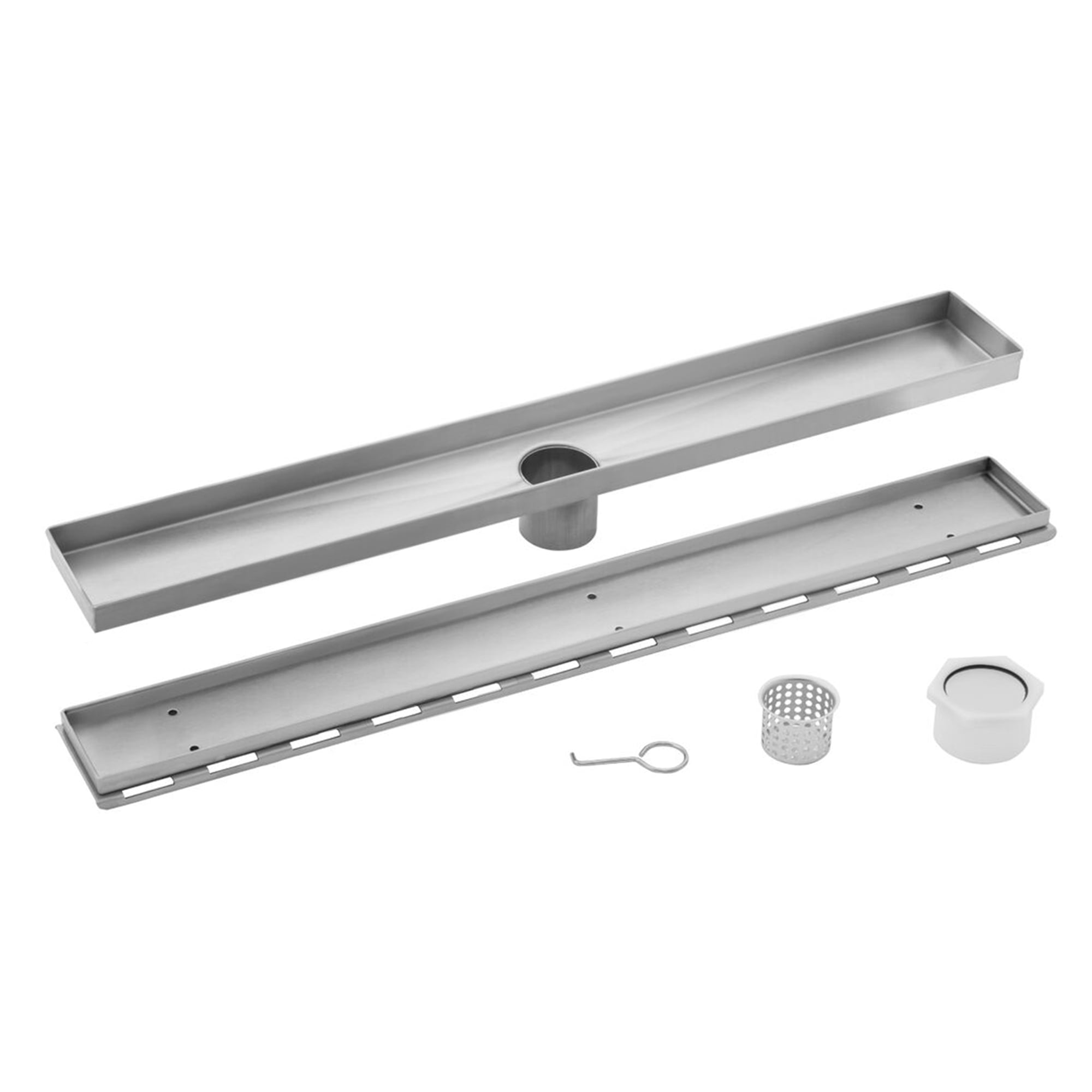 36 in. Stainless Steel Tile Insert Linear Shower Drain - Walmart.com