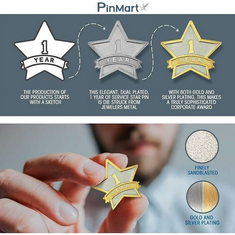 Service Award Lapel Pin