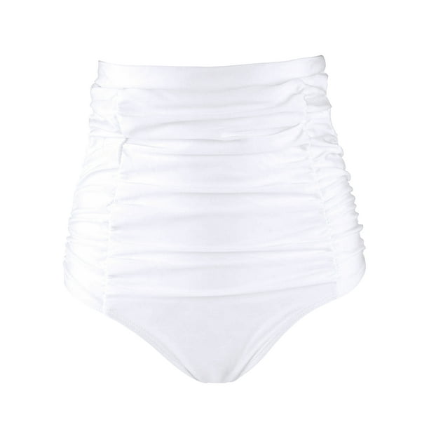 RELLECIGA Women's High Waisted Ruched Bikini Bottom - Walmart.ca