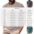 Avrnliq Men's Short Sleeved Crew Neck T-shirt Casual Summer Shirts ...