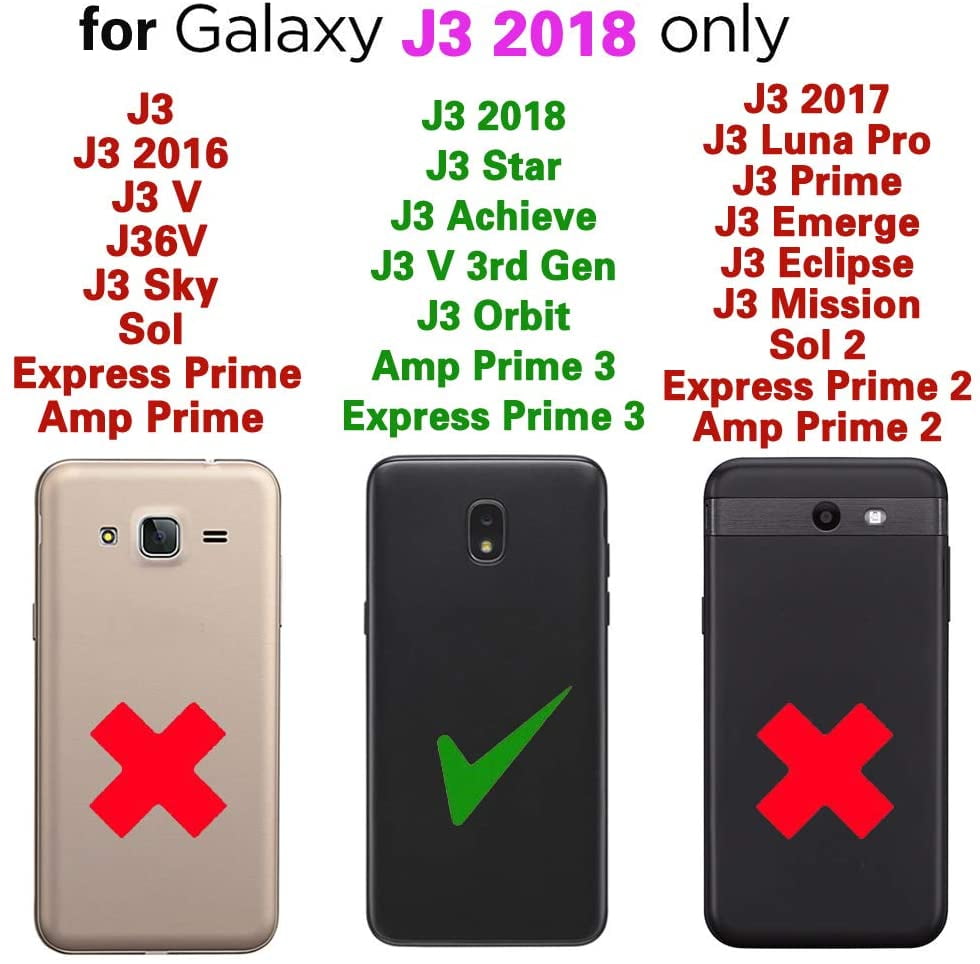 Samsung Galaxy J3 Orbit J 3 Star 2018 3J Achieve Phone Case with ...