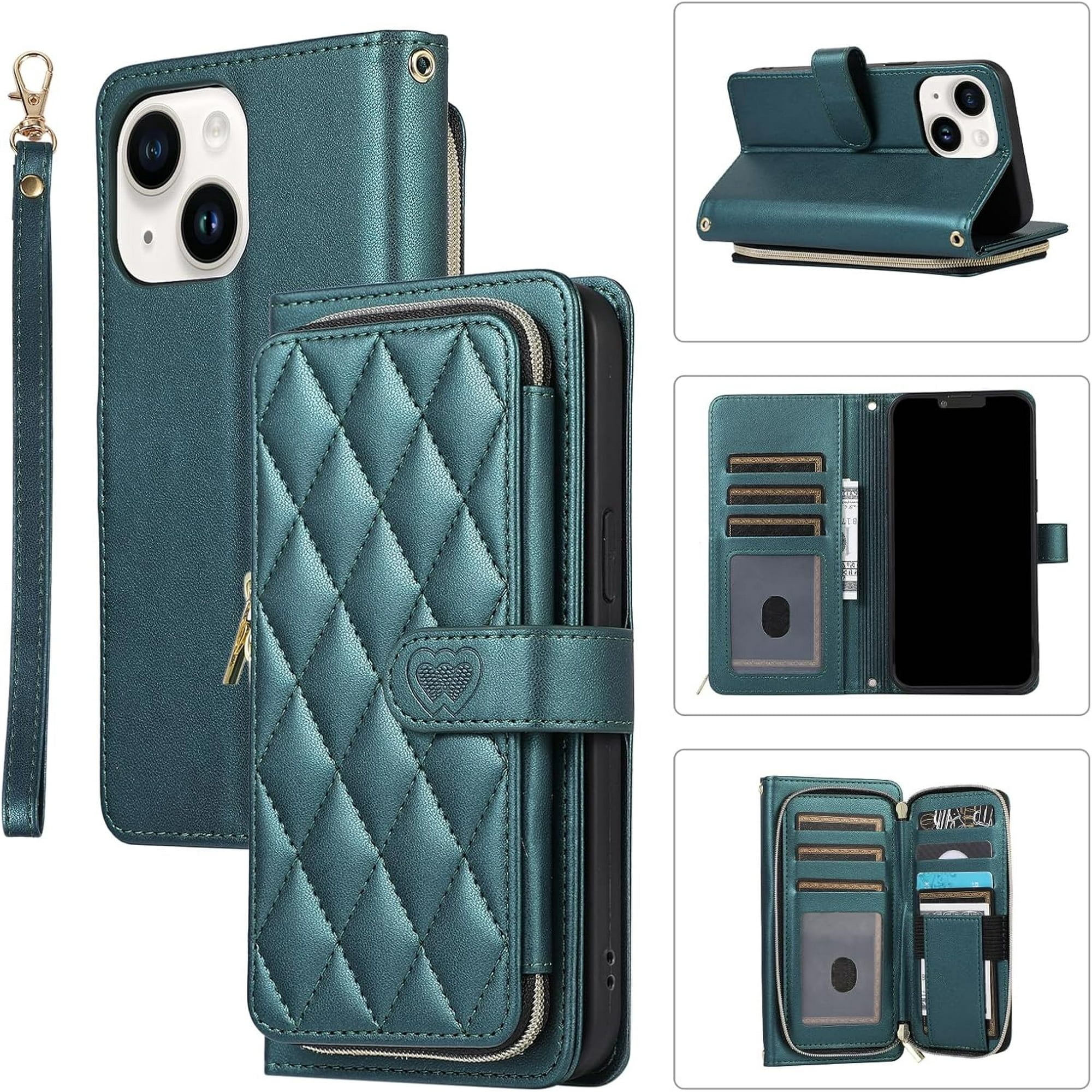 Click here for Mykomi Wallet Case For Iphone 13 6.1 Inch With Zip... prices