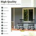Ktaxon Outdoor Wood Porch Chair, Windsor Traditional Solid Wood Rocking ...