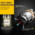 AUXITO 1157 LED Bulb Amber Yellow, Turn Signal Light, 360° Illumination ...