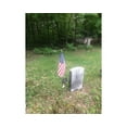 Aluminum Grave Marker Universal Service, US Veteran Plaque, Cemetery Memorial Flag Holder, Made ...